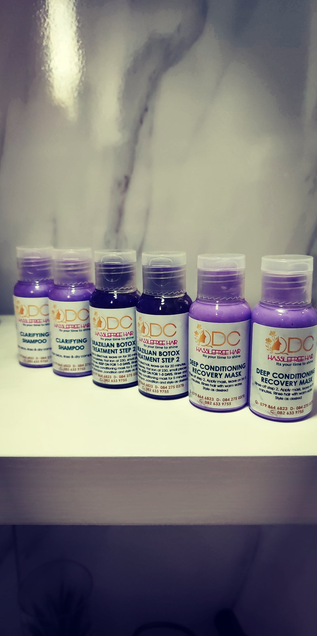 Brazilian Botox 100ml 3 step Combo – QDC Hassle Free Hair