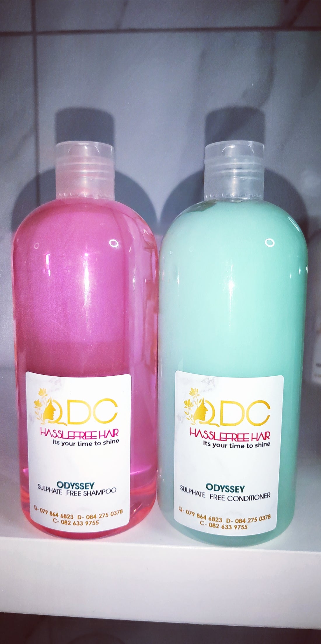 Odyssey Shampoo & Conditioner 500ml Set – QDC Hassle Free Hair