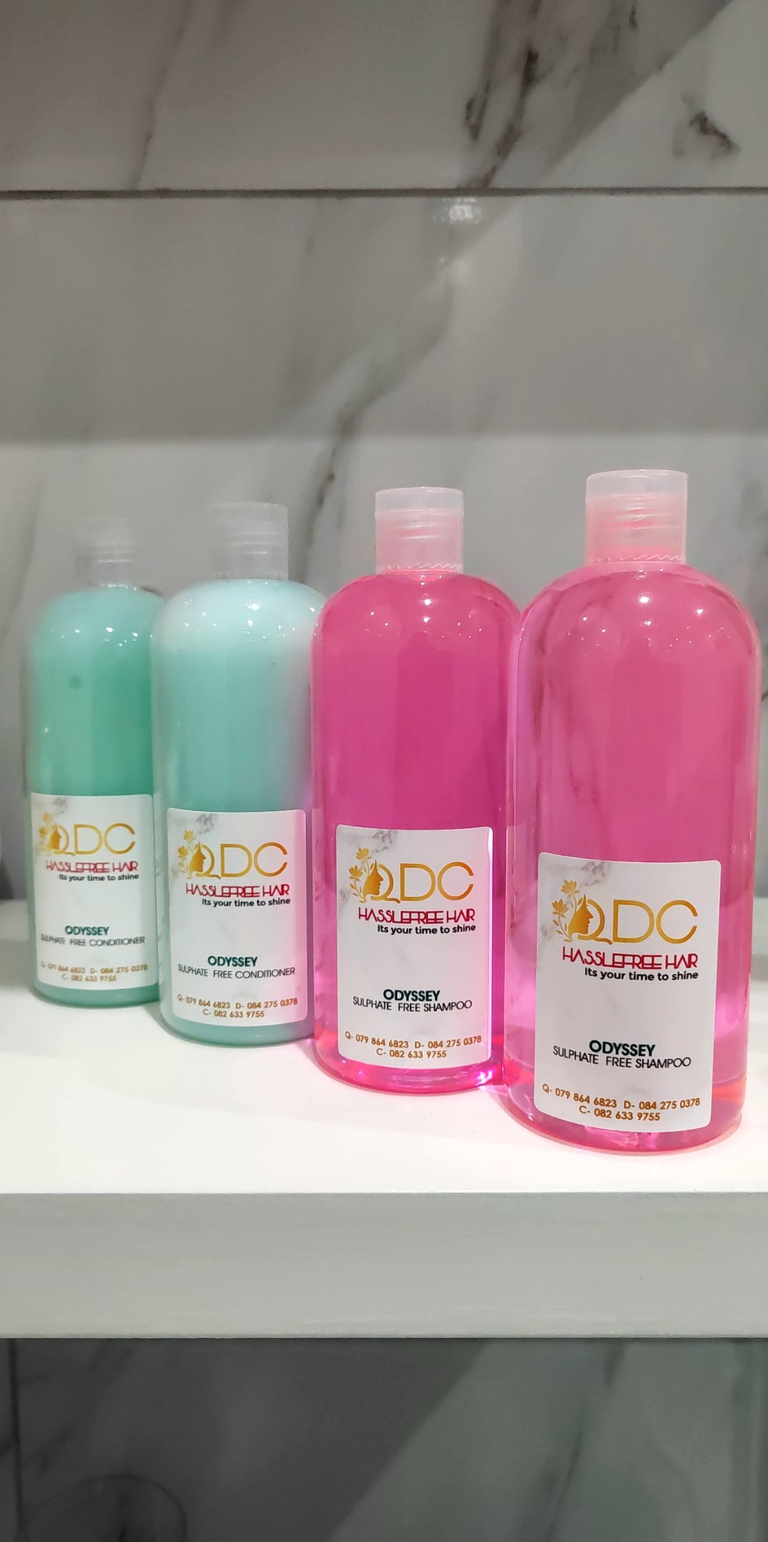 Odyssey Shampoo & Conditioner 1000ml Set – QDC Hassle Free Hair